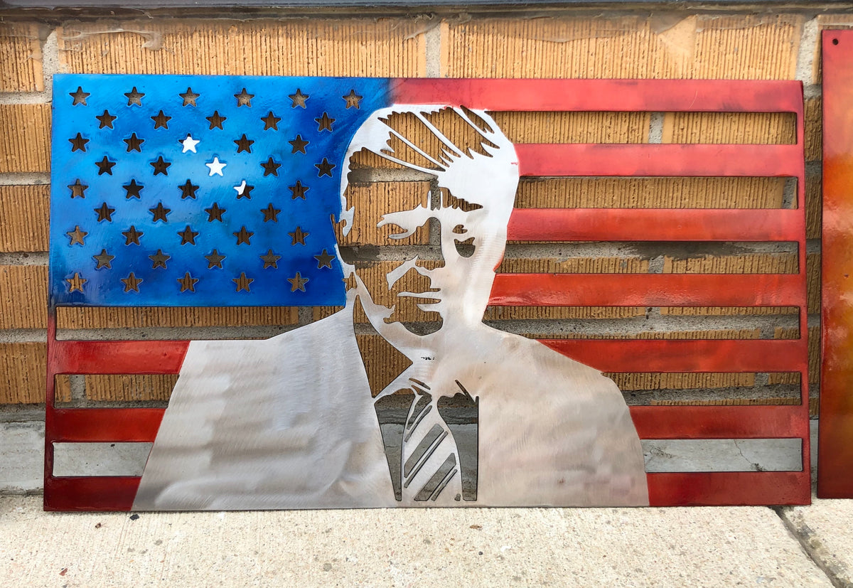 Trump flag – MOUNTAIN MAN METAL ART, LLC