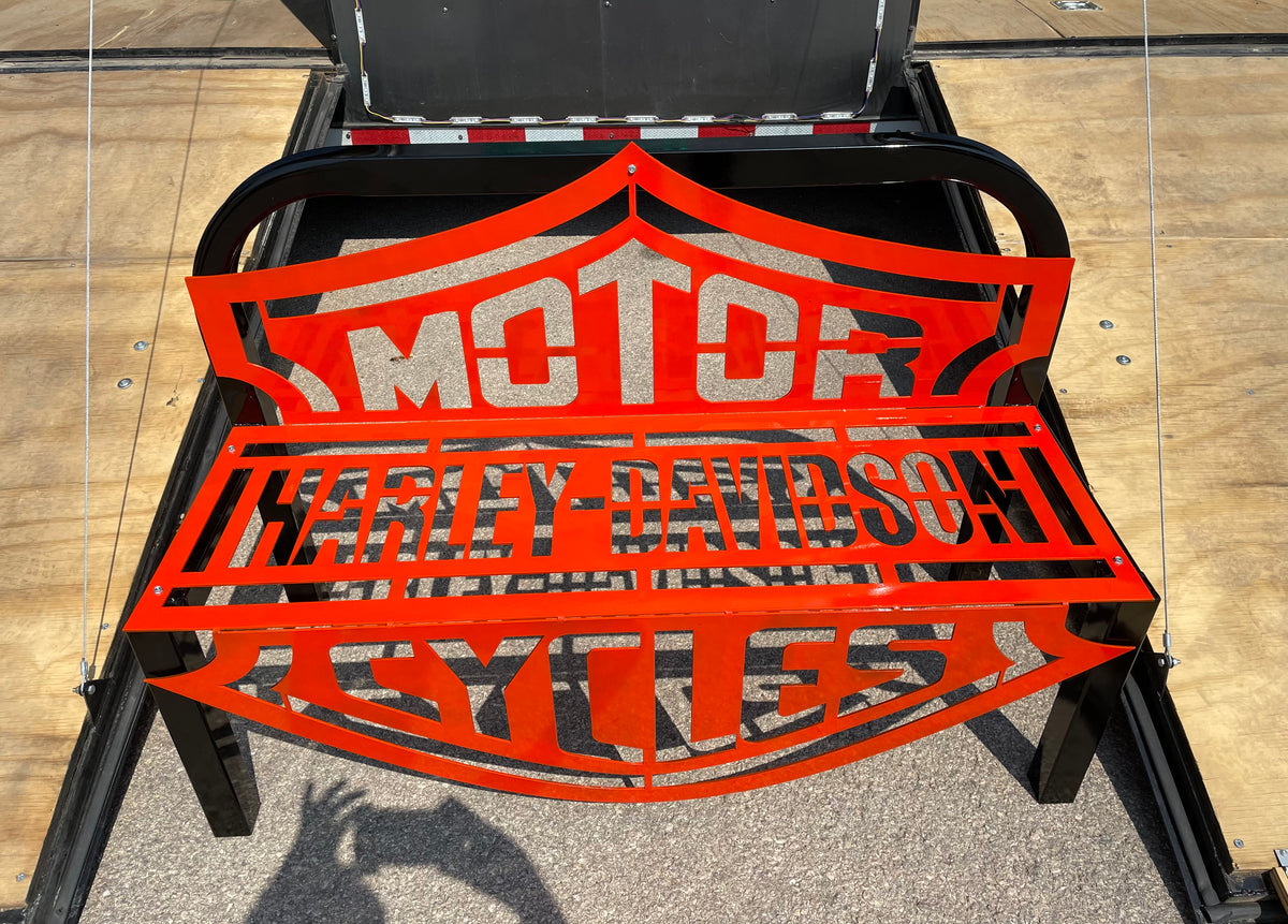 Harley Davidson bench – MOUNTAIN MAN METAL ART, LLC